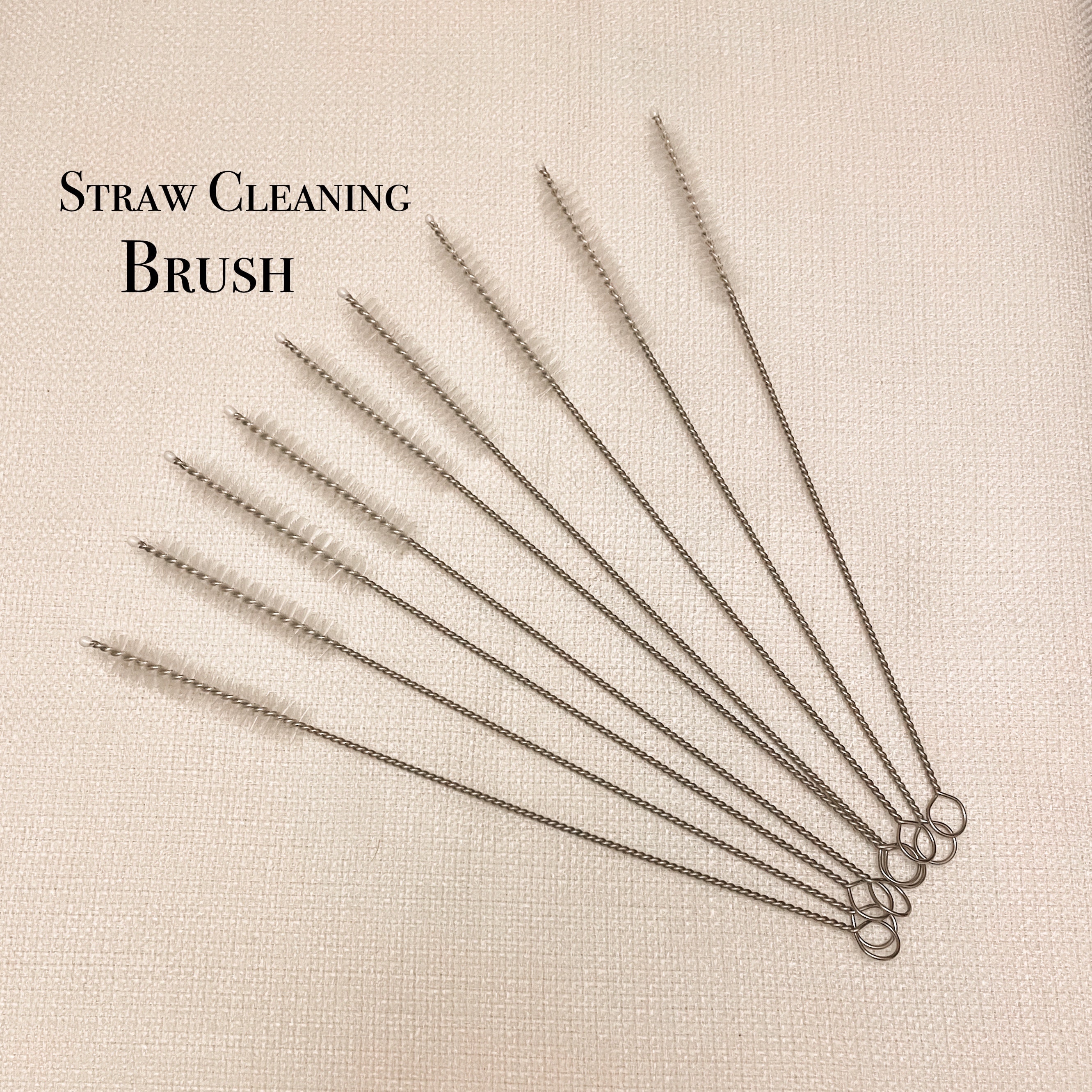 Straw Cleaner | Straw Cleaning Brush | Stainless Steel Reusable Straw ...